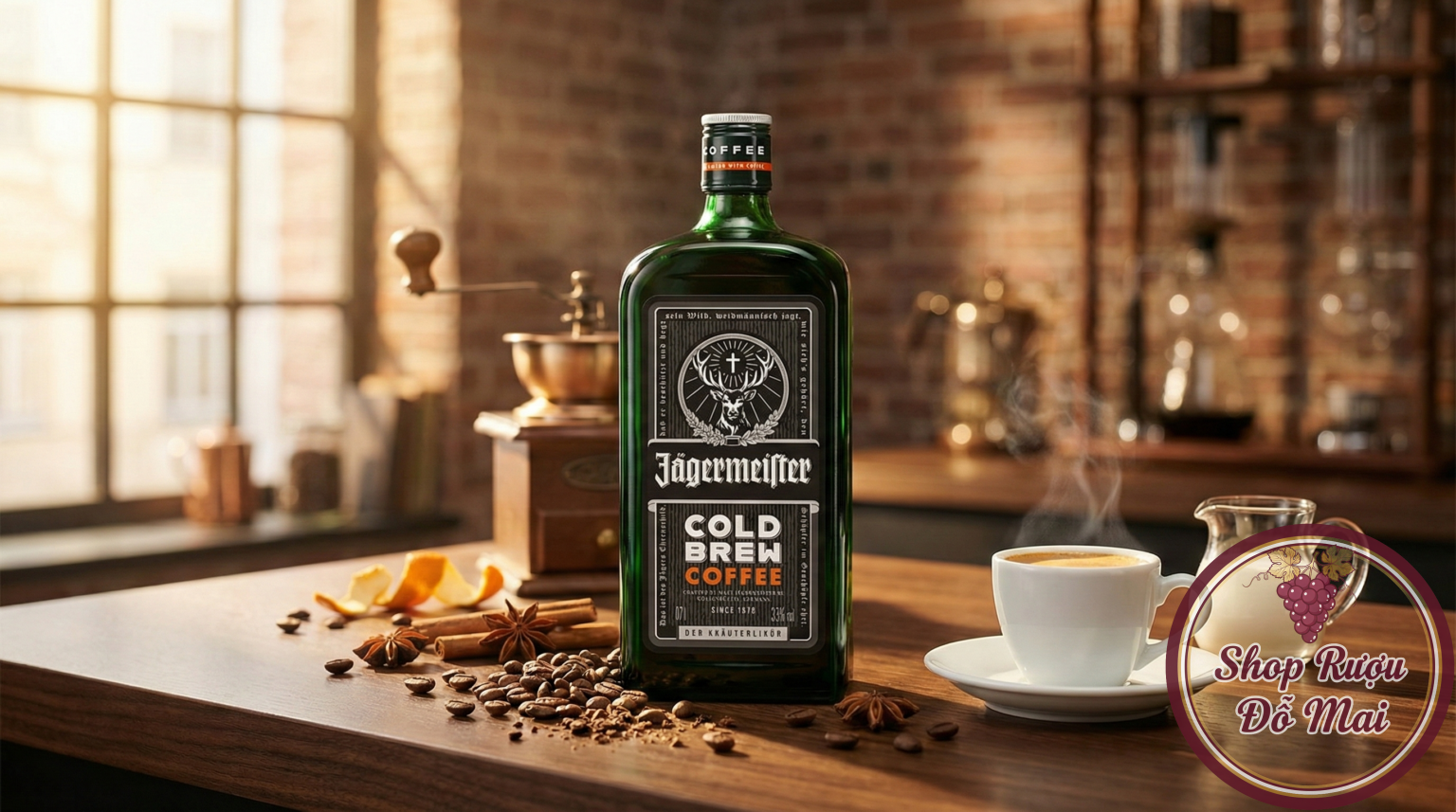 Rượu Jagermeister Cold Brew Coffee 700ML | Shop Rượu Thủ Đức Đỗ Mai